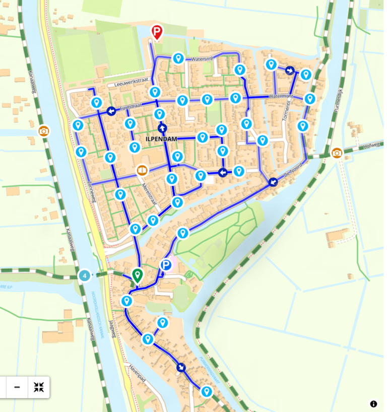 Route en deelnemers
